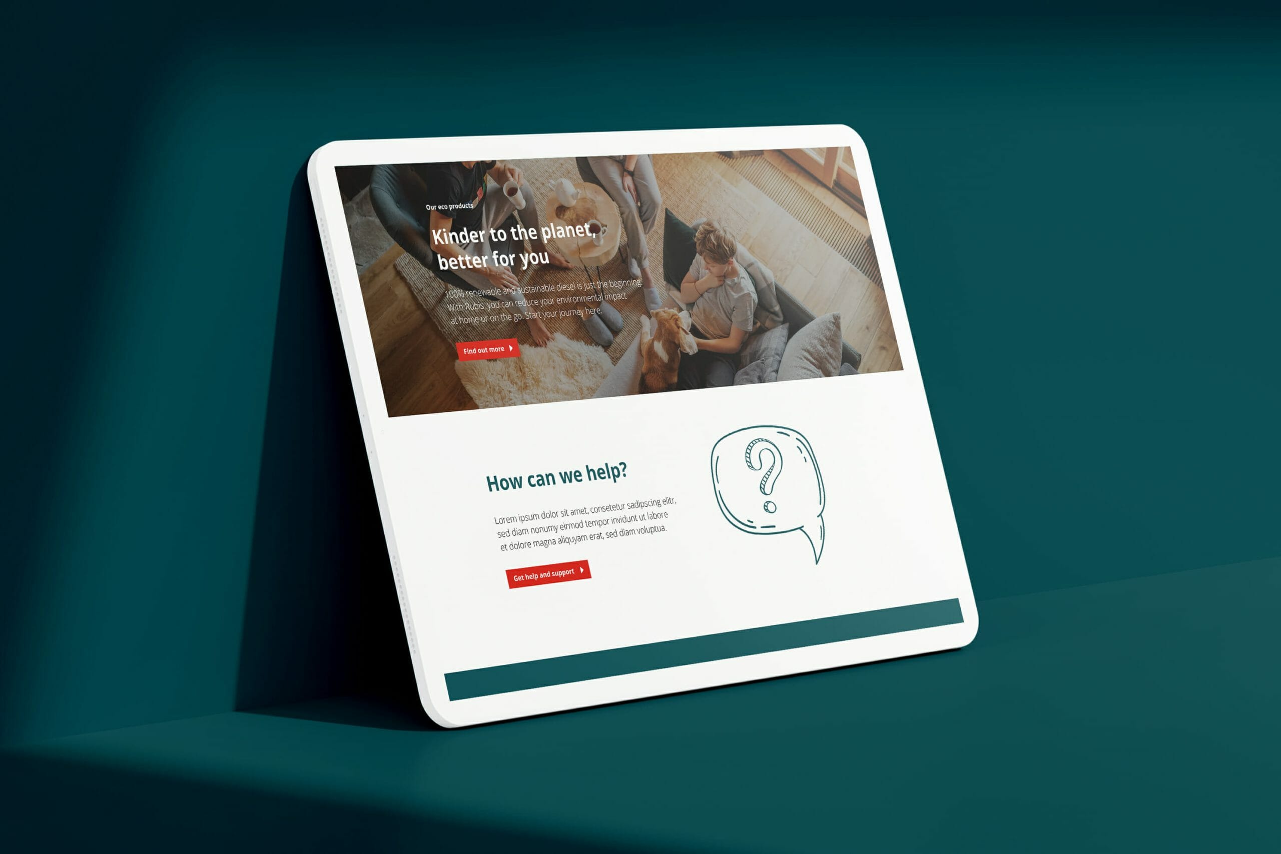 Rubis website - Joanne Hood | Digital creative direction