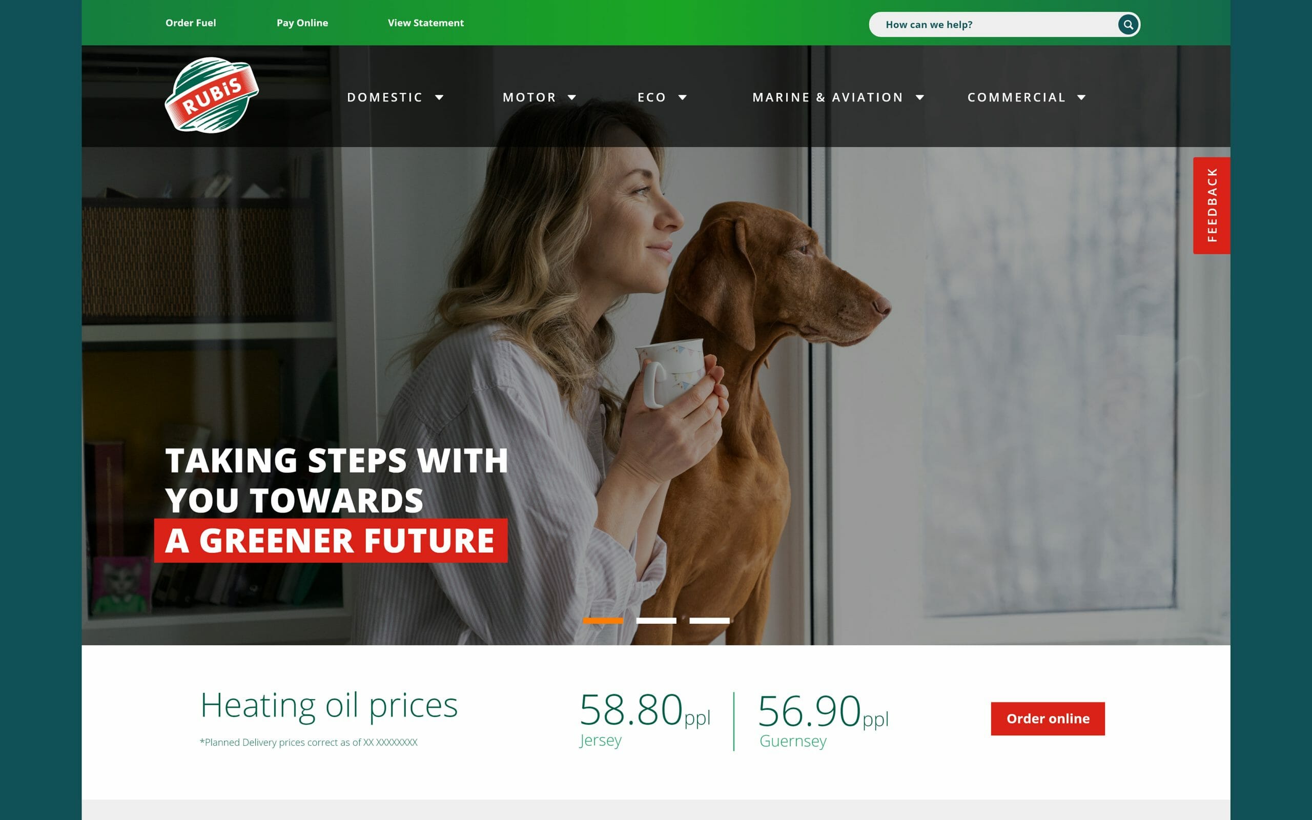 Rubis website - Joanne Hood | Digital creative direction